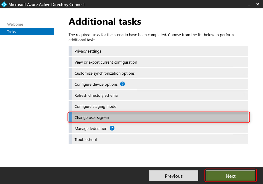 Azure AD Connect: Migration from Passthrough Authentication (PTA) to Password Hash ...