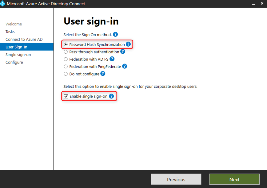 Azure AD Connect: Migration from Passthrough Authentication (PTA) to Password Hash ...