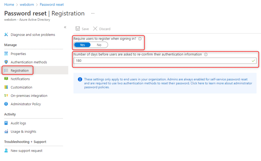 Enable Microsoft Entra self-service password reset (SSPR) - cloudcoffee.ch