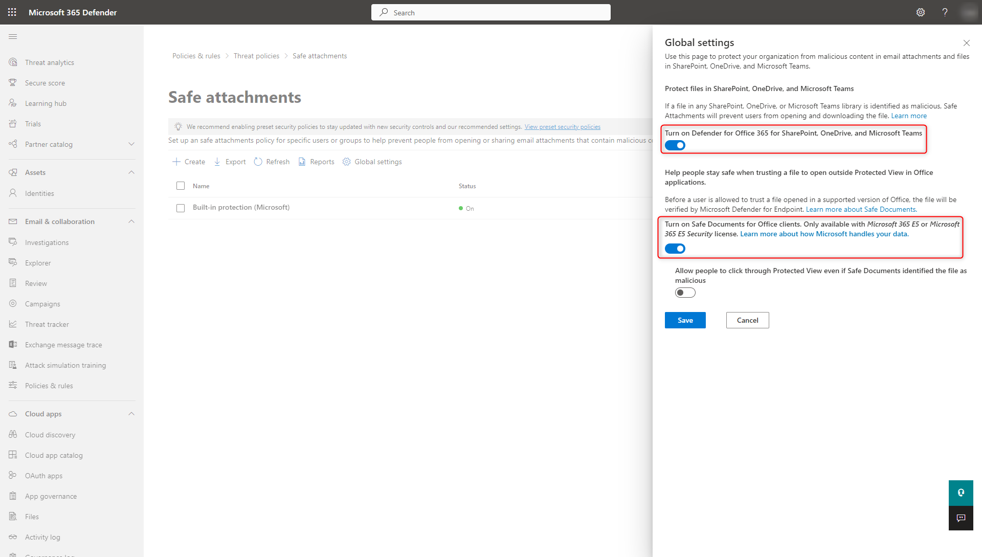 Microsoft 365 Defender: Safe Links and Safe Attachments - cloudcoffee.ch