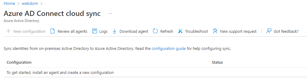 Installation and configuration Azure Active Directory Cloud Sync ...