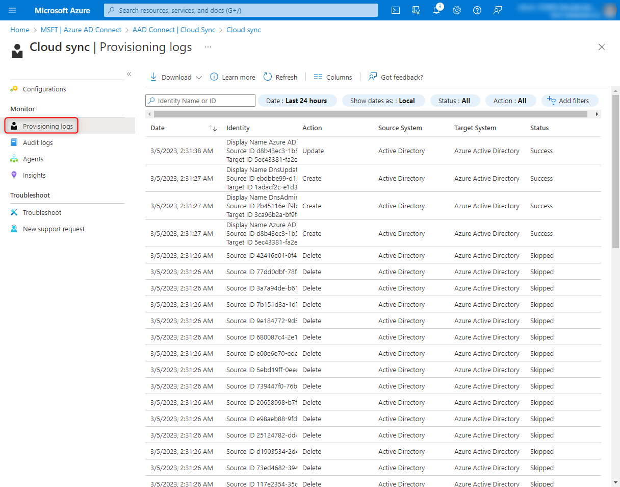 Installation and configuration Azure Active Directory Cloud Sync - cloudcoffee.ch