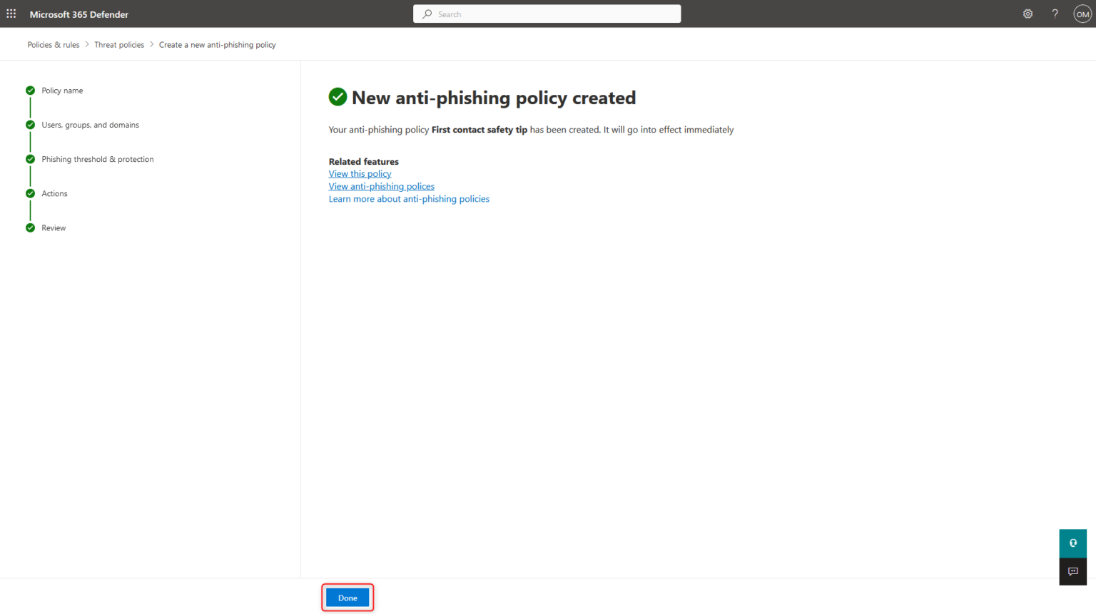 Show First Contact Safety Tip in Email - cloudcoffee.ch