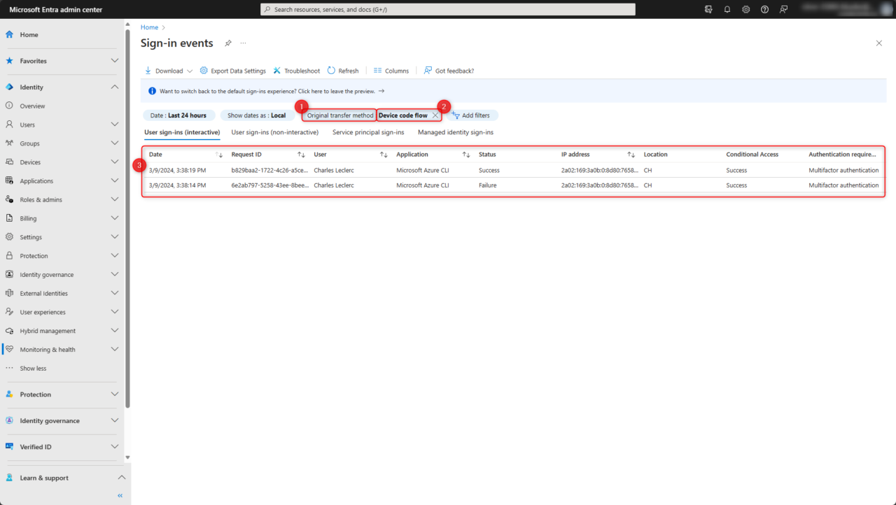 Microsoft Entra Conditional Access Block Authentication Flows
