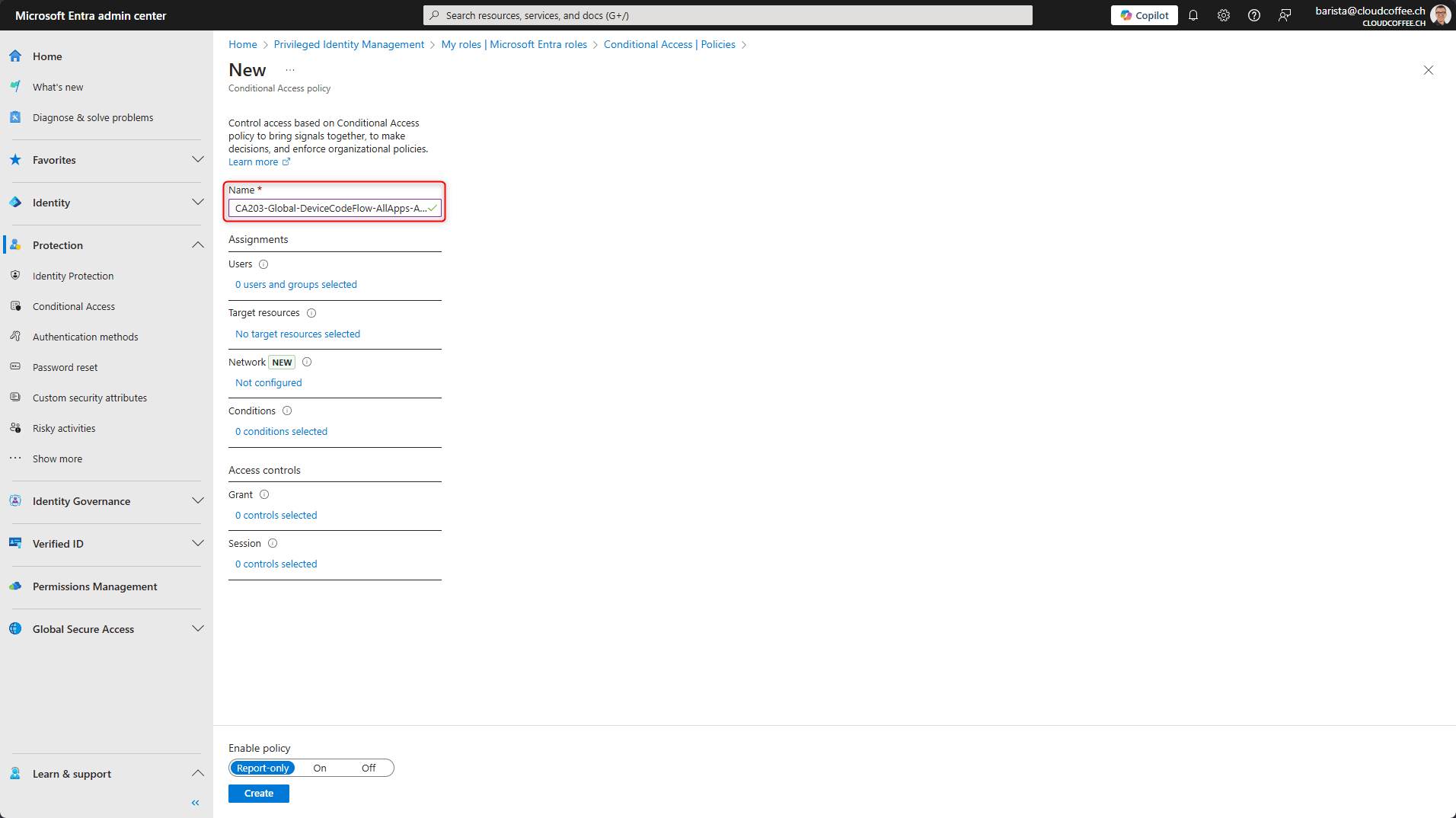 Microsoft Entra Conditional Access: Block Authentication Flows - cloudcoffee.ch