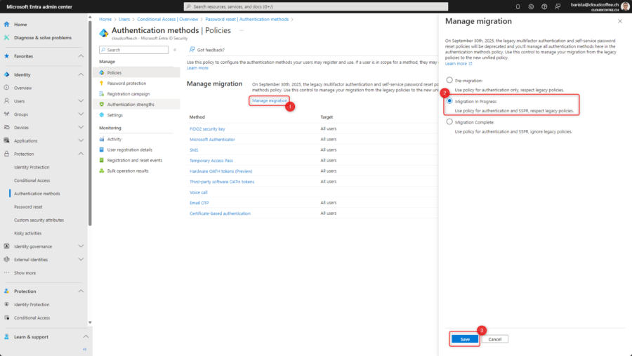 Migrate Legacy Mfa And Legacy Sspr Policies To The Authentication Methods In Microsoft Entra Id