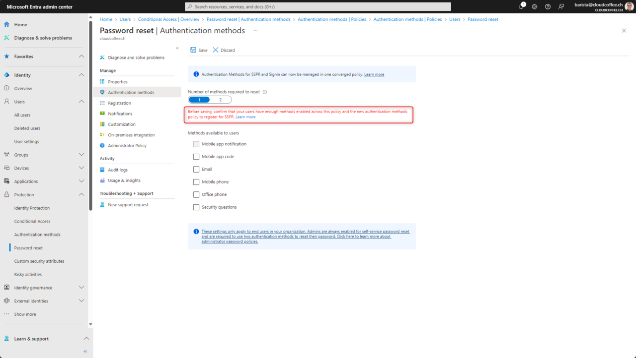 Migrate Legacy MFA and SSPR Policies to Authentication Methods in Microsoft Entra ID ...
