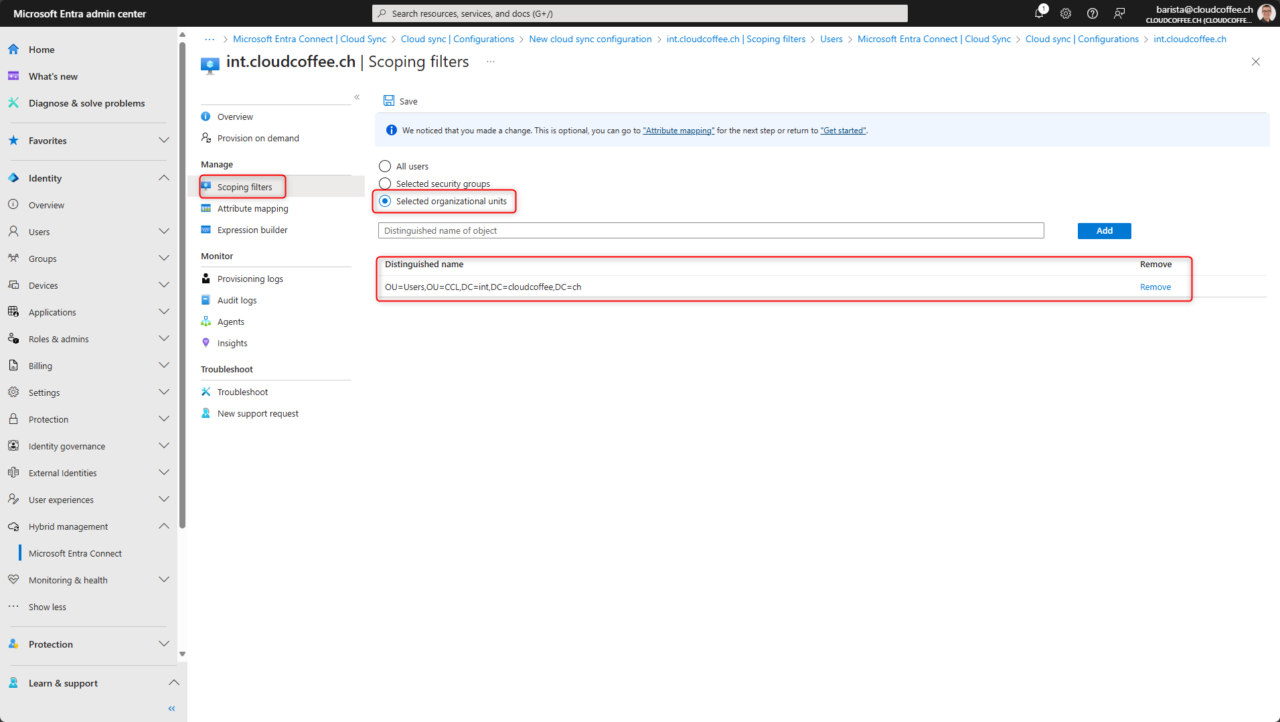 Installation and Configuration of Microsoft Entra Cloud Sync ...