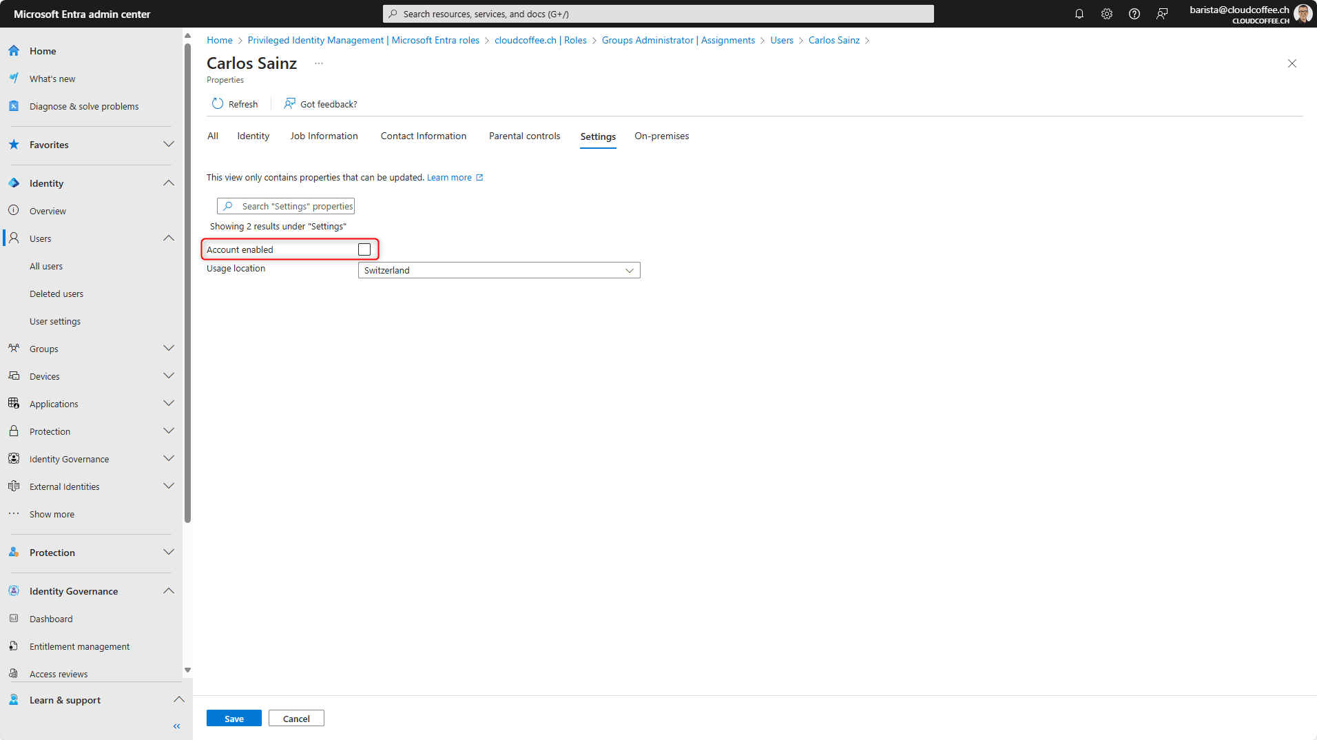 Microsoft Entra ID: Revoke User Access in an Emergency - cloudcoffee.ch