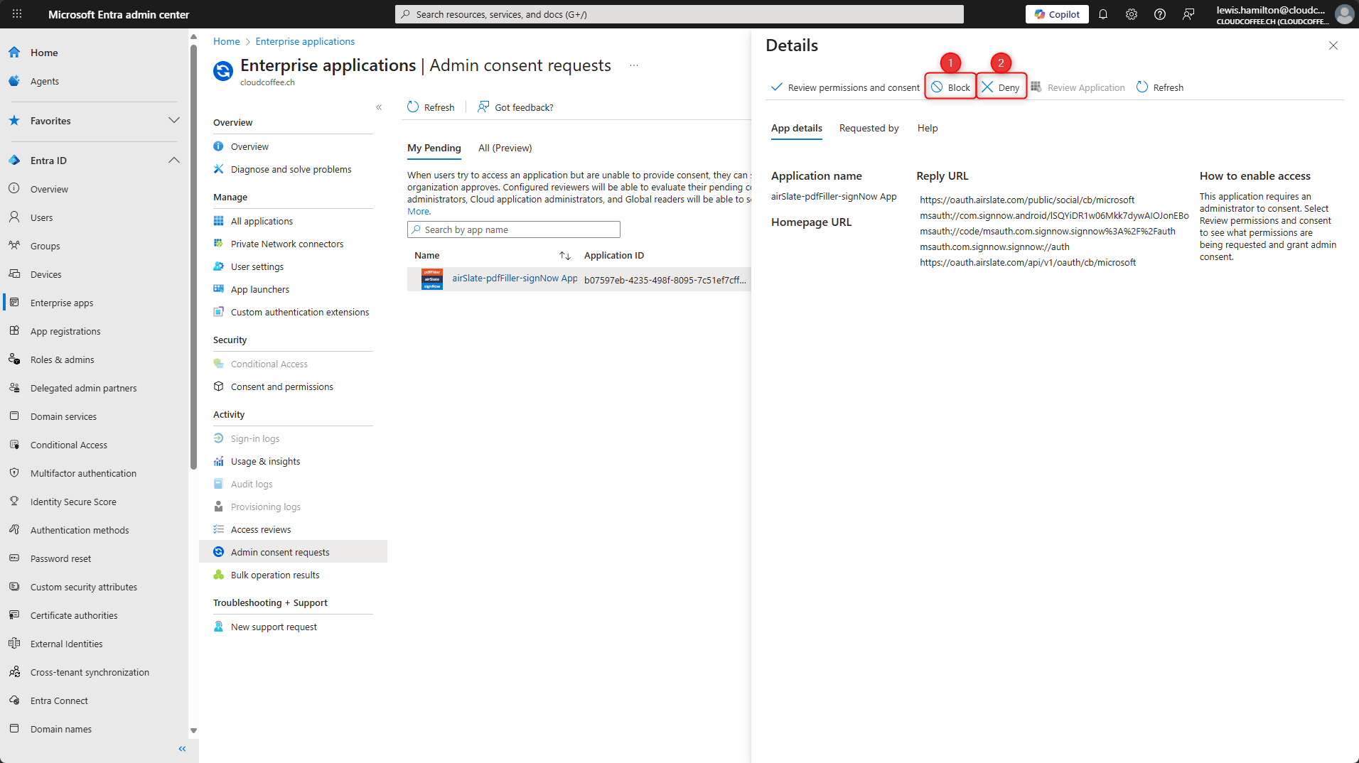 Microsoft Entra ID: Admin Consent Workflow for Secure Application ...