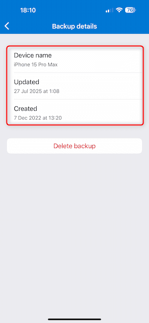 Backup and Restore Microsoft Authenticator App - cloudcoffee.ch