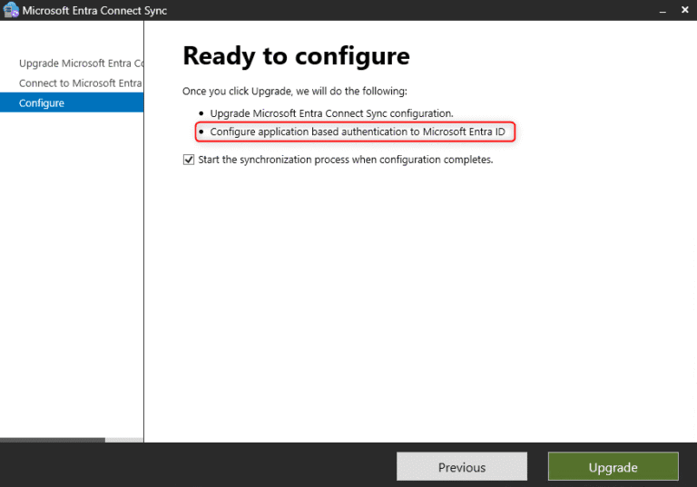 Microsoft Entra Connect: Migration to Application Based Authentication ...