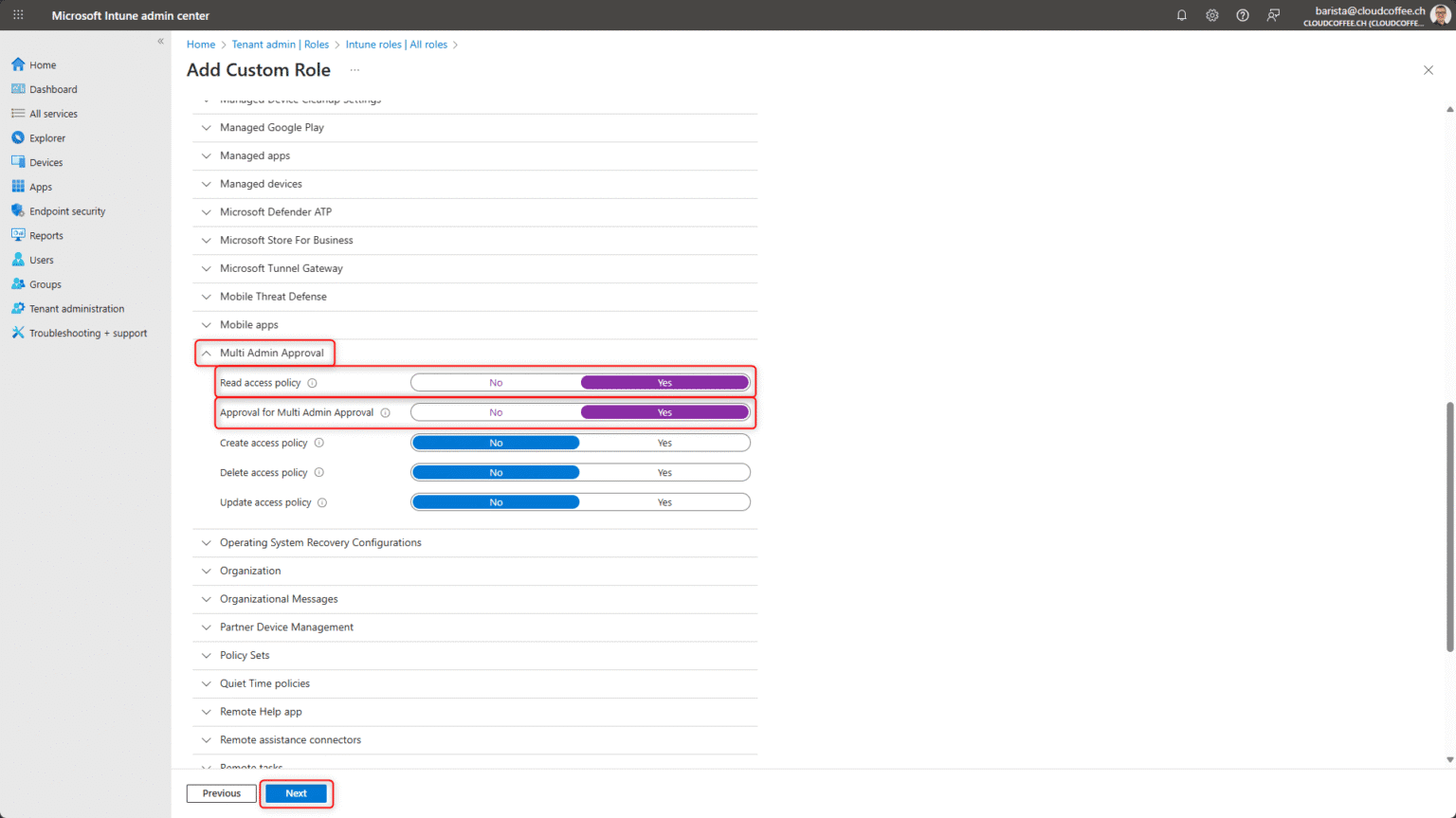 Microsoft Intune Multi Admin Approval: Securing Device Actions such as ...