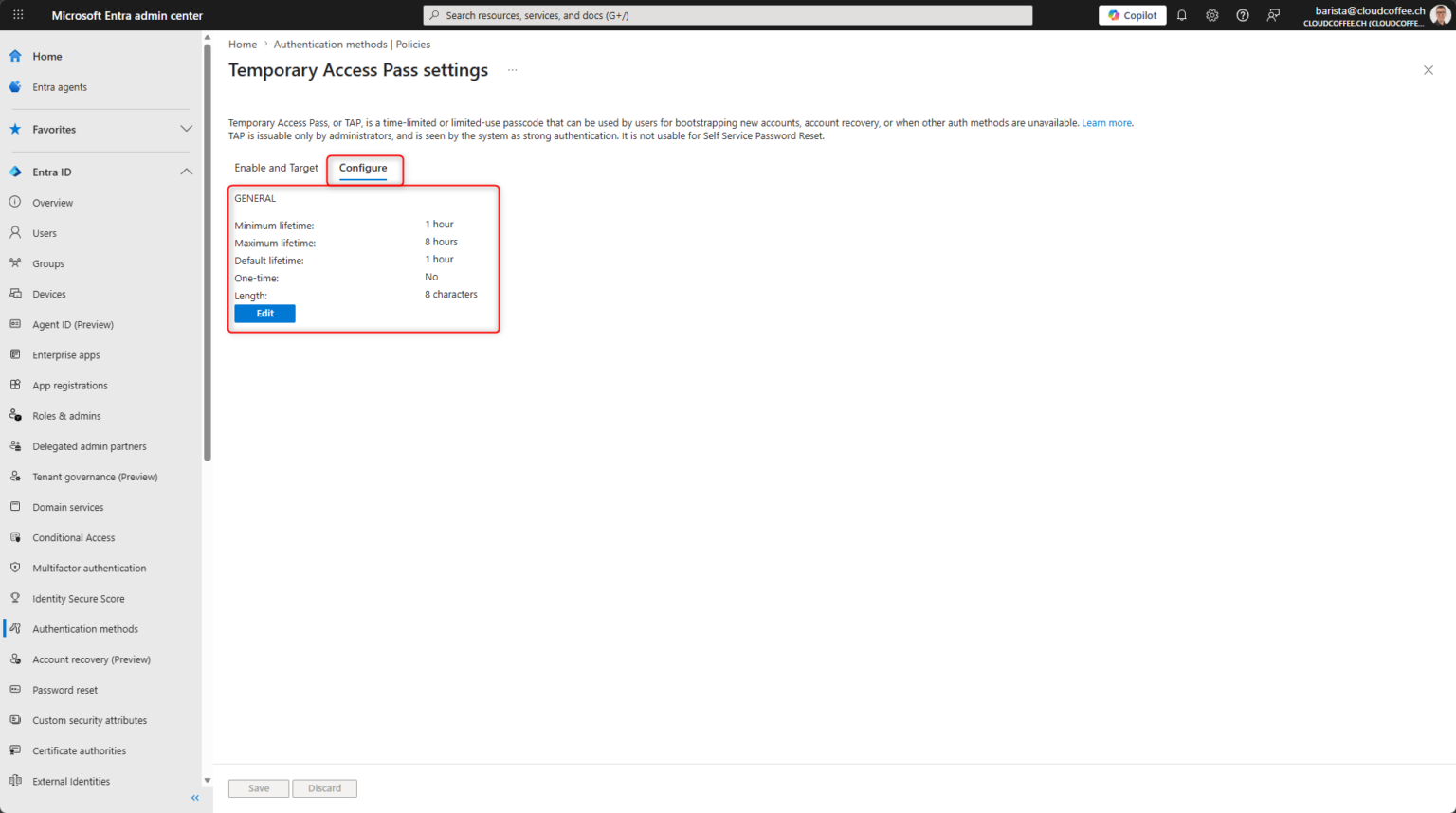 Temporary Access Pass in Microsoft Entra: Configuration and Usage ...