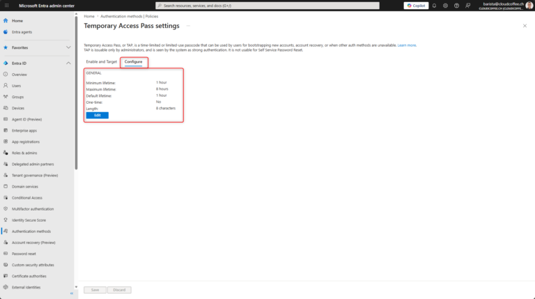 Temporary Access Pass in Microsoft Entra: Configuration and Usage ...